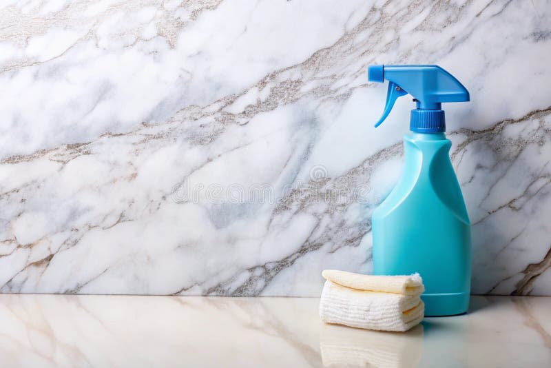 Marble Cleaner for Wallpaper Application Stock Illustration ...