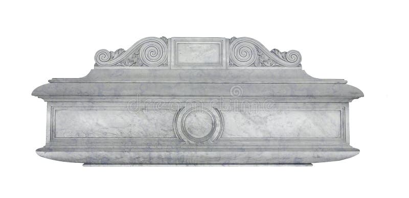 Marble coffin stock image. Image of mausoleum, isolated - 45587539