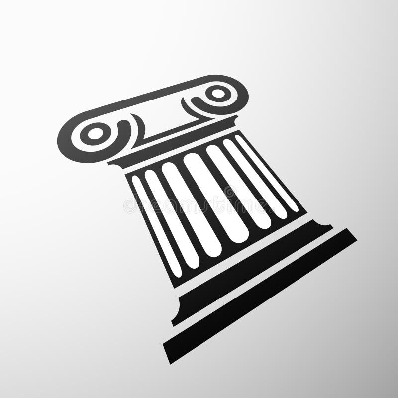 Marble Columns. Stock Illustration. Stock Vector - Illustration of ...