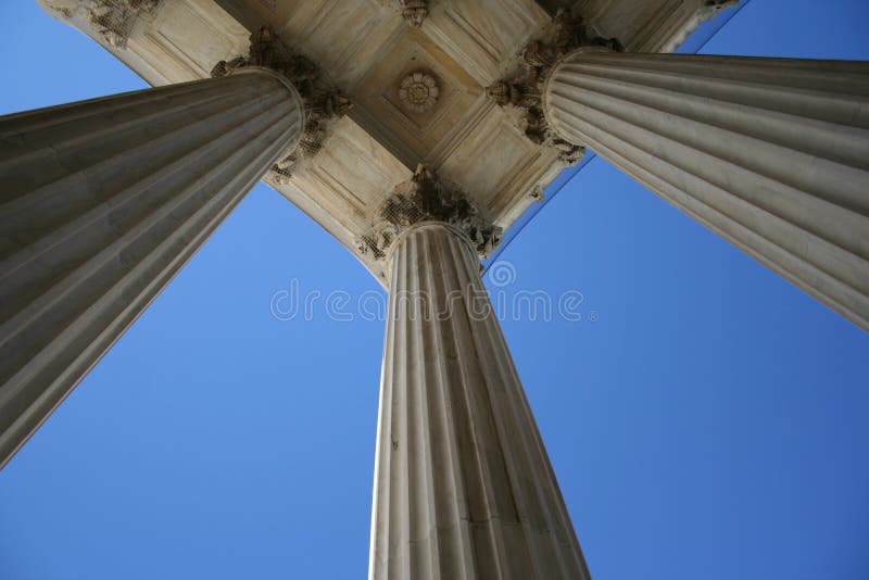 Marble Columns at Supreme Court Stock Image - Image of column, pillar ...