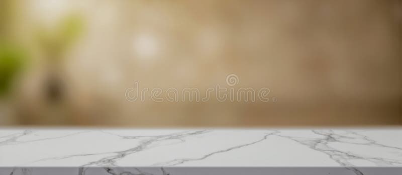 Marble Countertop Empty Surface for Product Display, Blurred Beige ...