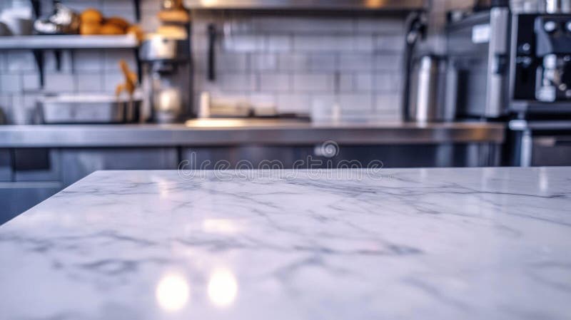 Marble Countertop, Kitchen Interior, Clean Surface, Food Prep Area ...