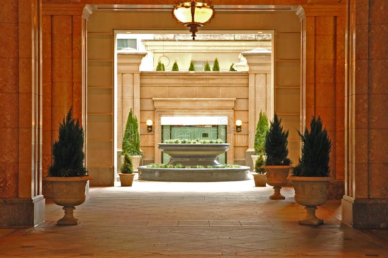 Marble Courtyard stock photo. Image of connect, city, expensive - 480574