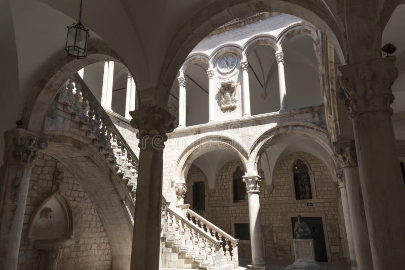 Marble Courtyard stock image. Image of stone, courtyard - 45550961