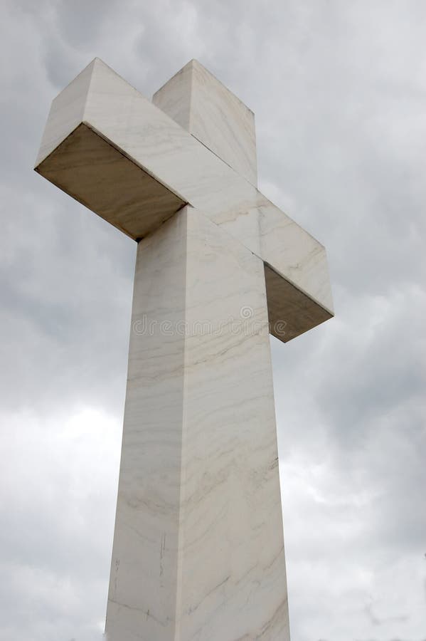 Marble cross stock image. Image of theological, marble - 10018507