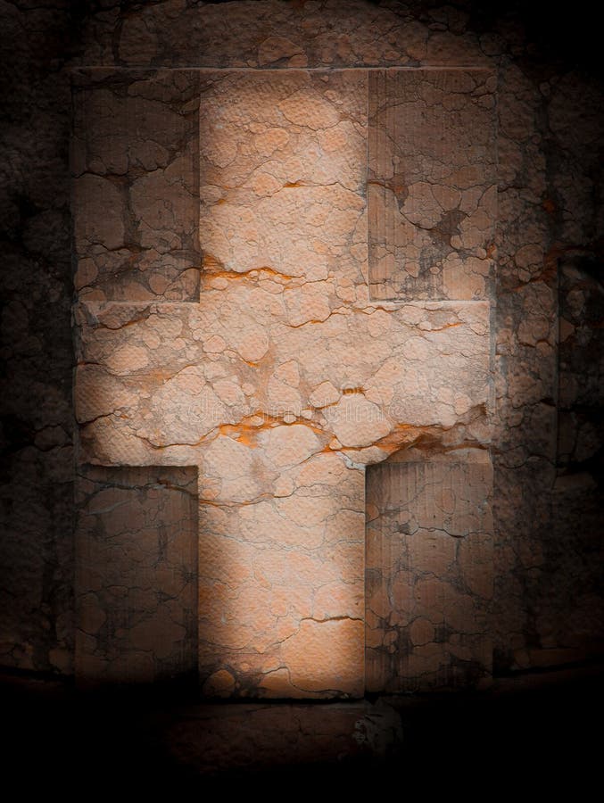 Marble cross stock illustration. Illustration of isolated - 41849591