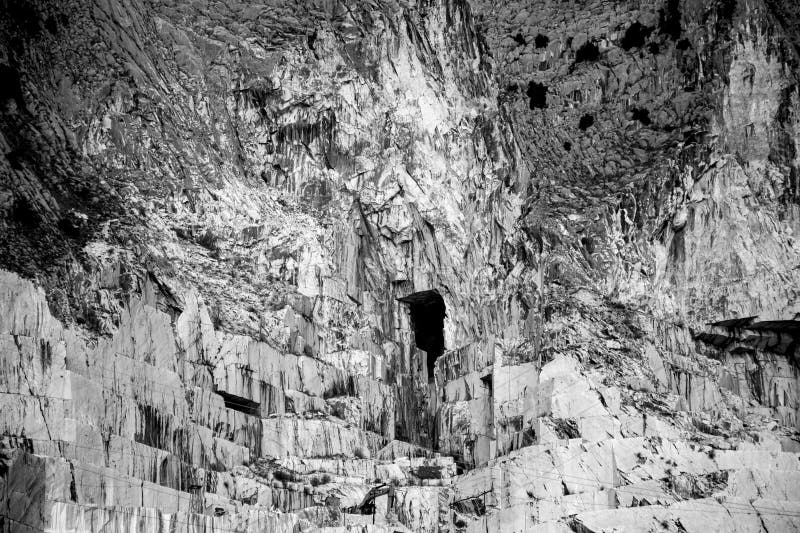 The Marble Excavations at Colonnata Stock Photo - Image of terraces ...