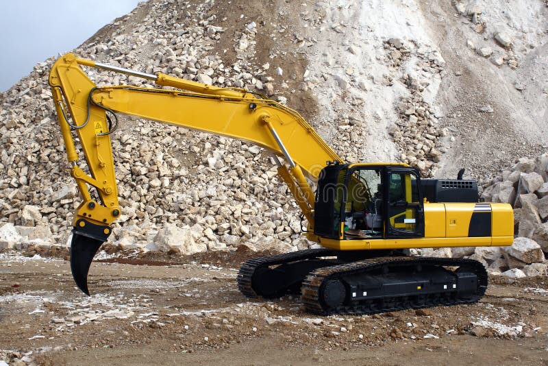 Marble Excavator Ripper stock image. Image of hammer - 17343315