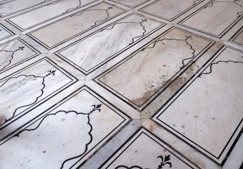 Marble Floor in Jama Masjid Mosque Stock Image - Image of dome, culture ...