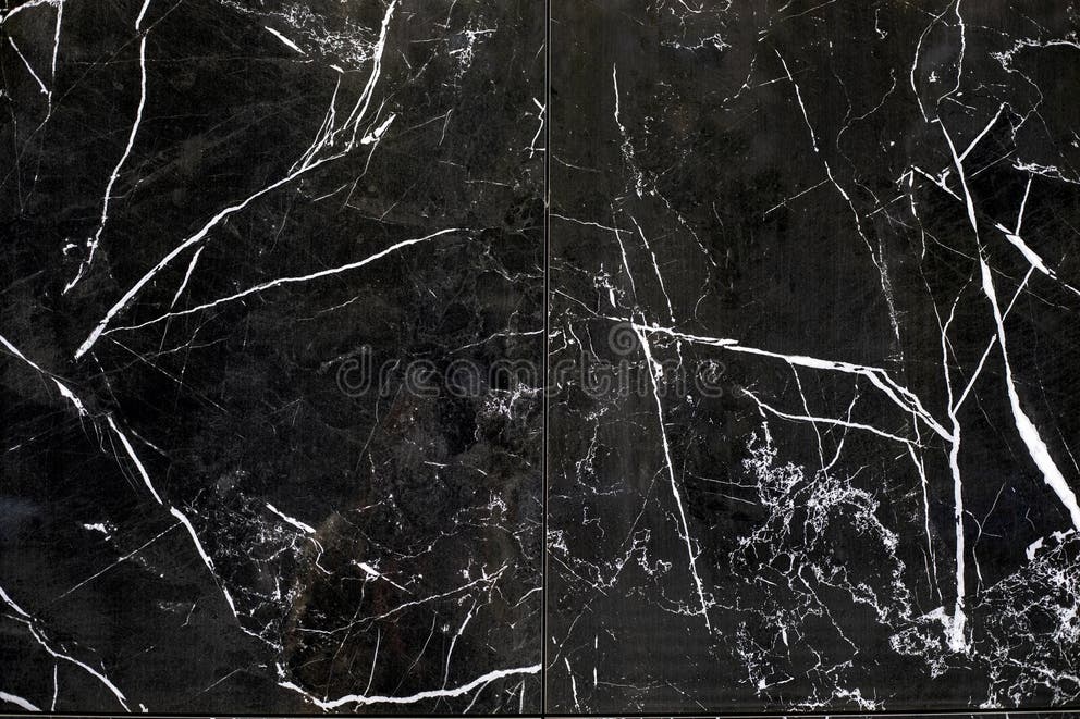 Marble Glossy Black Stone Surfacein Stock Image - Image of floor, style ...