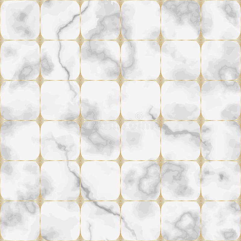 Marble and Golden Asian Geometric Seamless Pattern Stock Vector ...