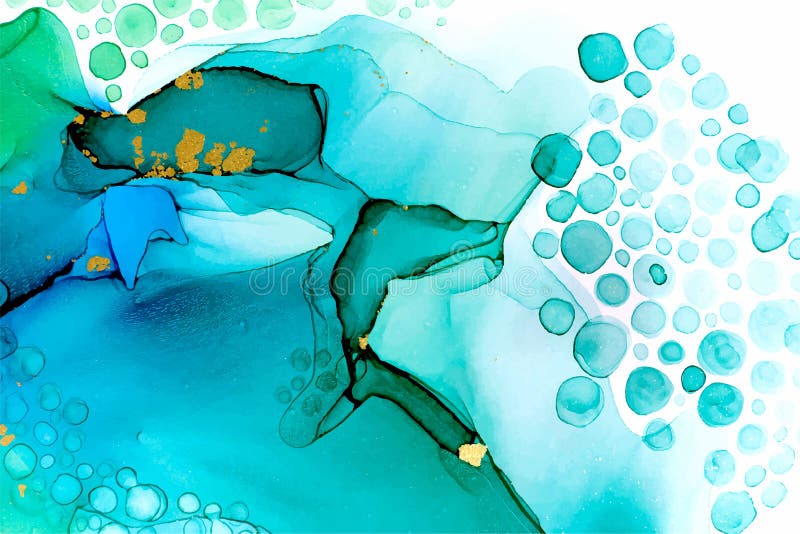 Marble Gradient Sea Blue Abstract Artwork Vector Pattern Stock Photo ...