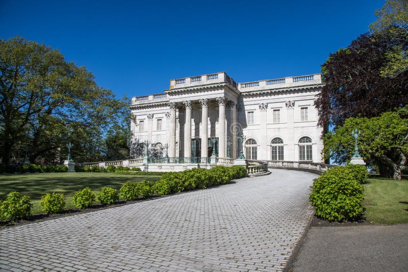 Marble House Mansion editorial stock image. Image of building - 9911624