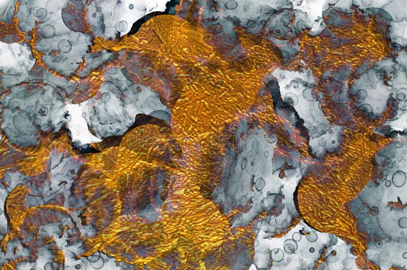 Marble Ink Gold Texture Inkscape Pattern with Maroon Color Stock ...