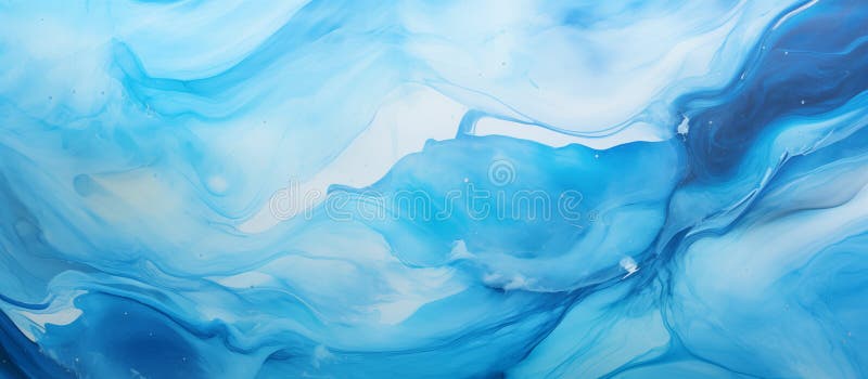 Marble Ink Colorful. Blue Marble Pattern Texture Abstract Background ...