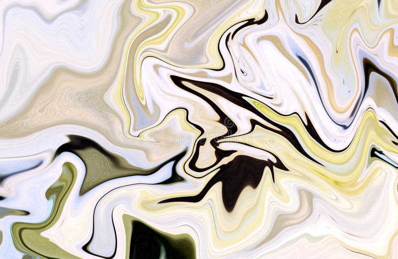 Marble Ink Colorful. Multicolor Marble Pattern of the Blend of Curves ...