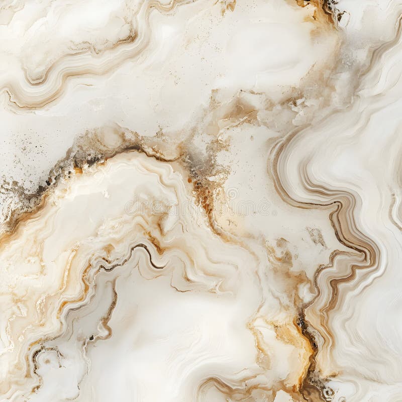 Marble-like Texture with Flowing, Wavy Patterns in Muted Beige, Tan ...