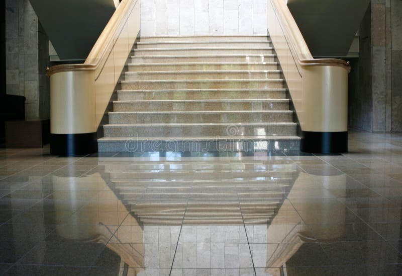 Marble lobby stairs stock image. Image of floor, motel - 12594221