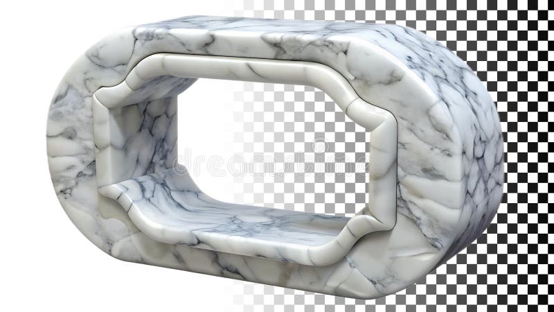 Marble Oval Frame, Stone Border Design, Classic Picture Frame Element ...