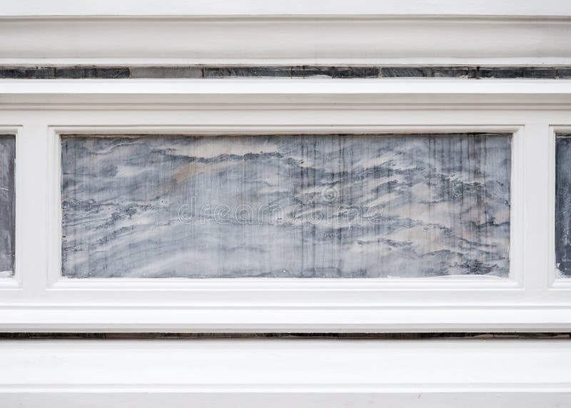 Marble Pattern on the White Concrete Fence Stock Photo - Image of ...