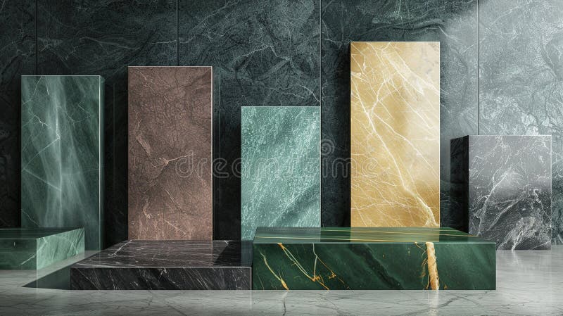 Marble Platforms stock illustration. Illustration of brown - 334989609