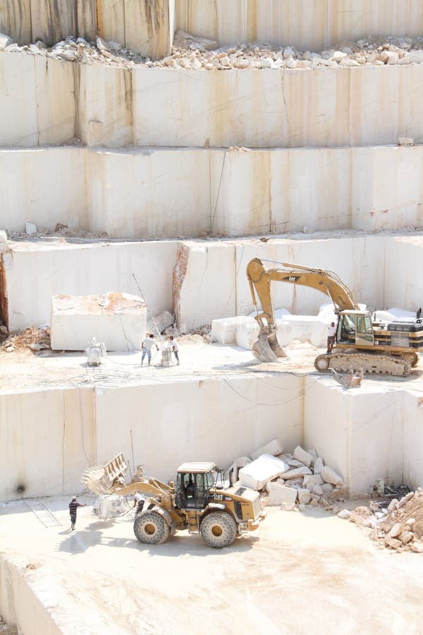 Marble quarry editorial image. Image of export, digger - 20768100