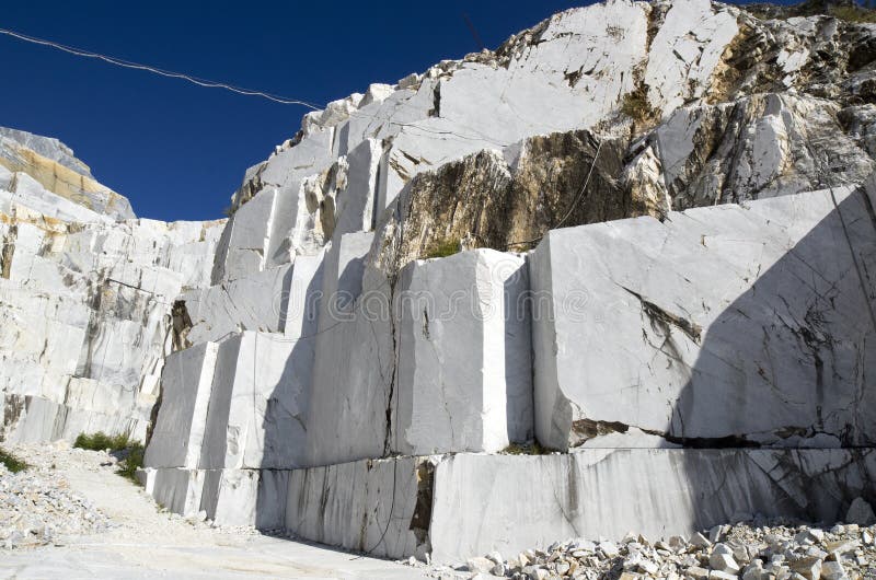 Marble quarry stock image. Image of slope, heavy, industrial - 21633865