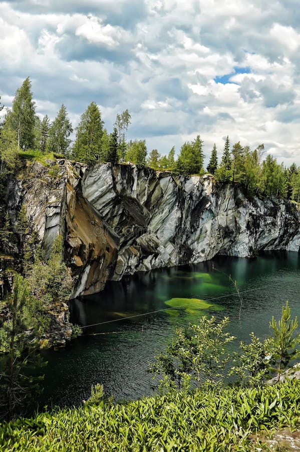 Marble quarry stock image. Image of cliff, extraction - 43091845