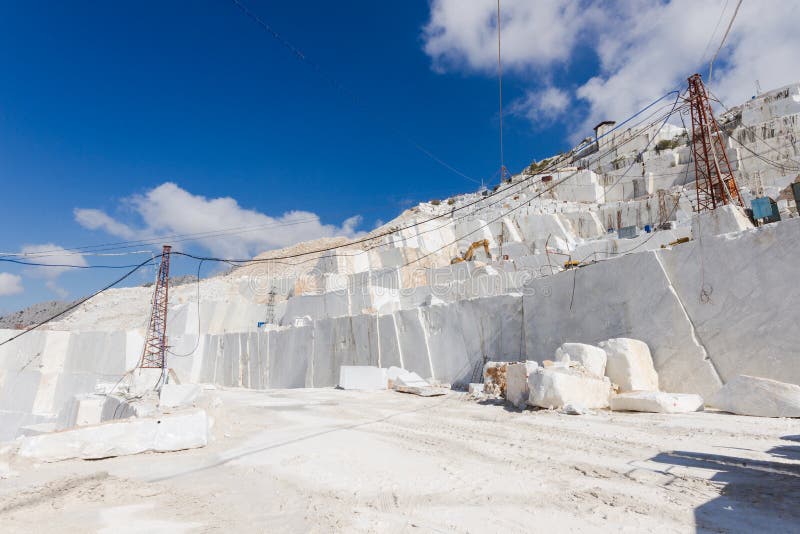 Carrara S Marble Quarry in Italy Stock Photo - Image of italy, stone ...
