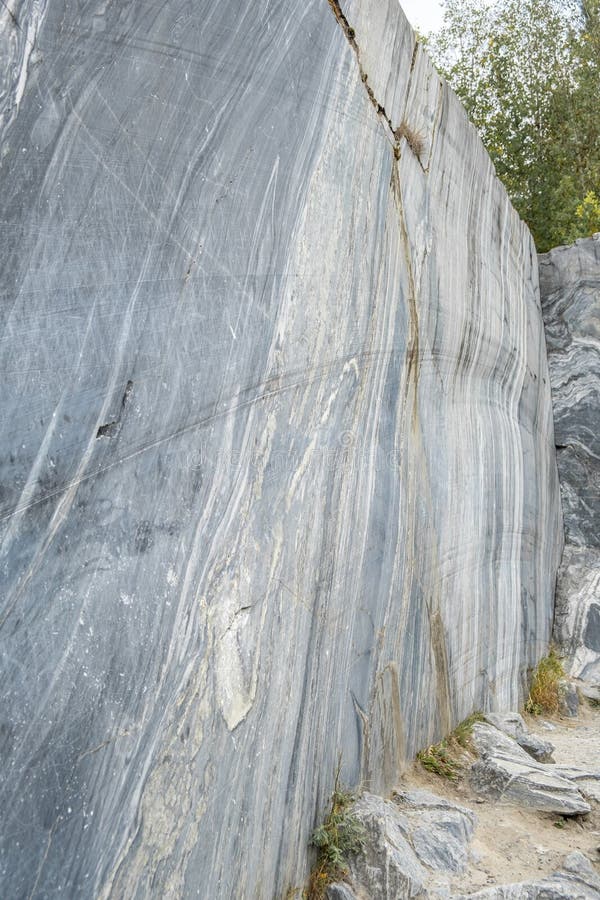 The Marble Quarry Features Smooth, Polished Stone Surfaces with Natural ...