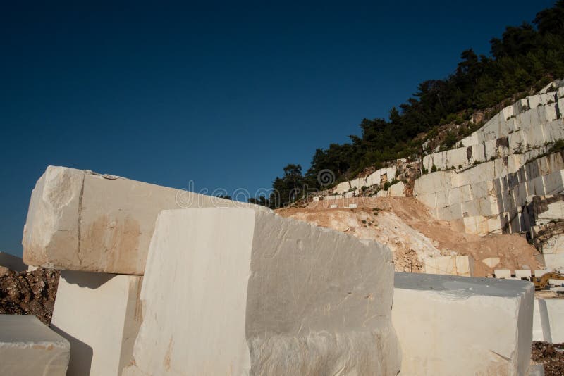 Marble quarry in Greece stock photo. Image of greece - 163964944