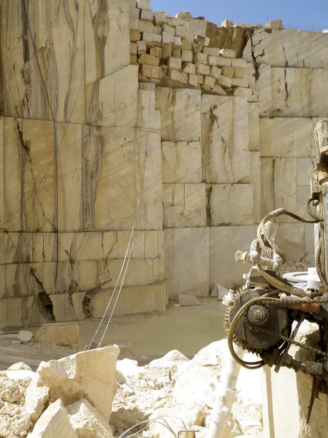 Marble quarry stock photo. Image of strength, stone, transportation ...
