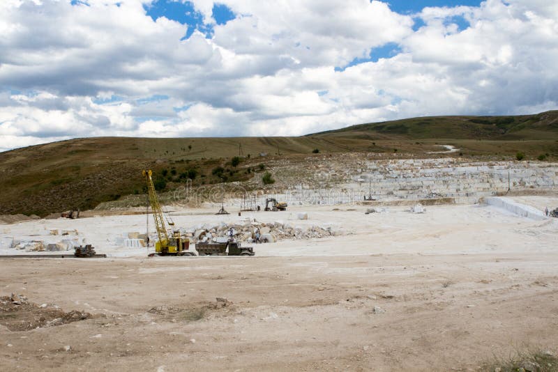 Marble Quarry, Stone Texture, Stone Quarrying Stock Image - Image of ...