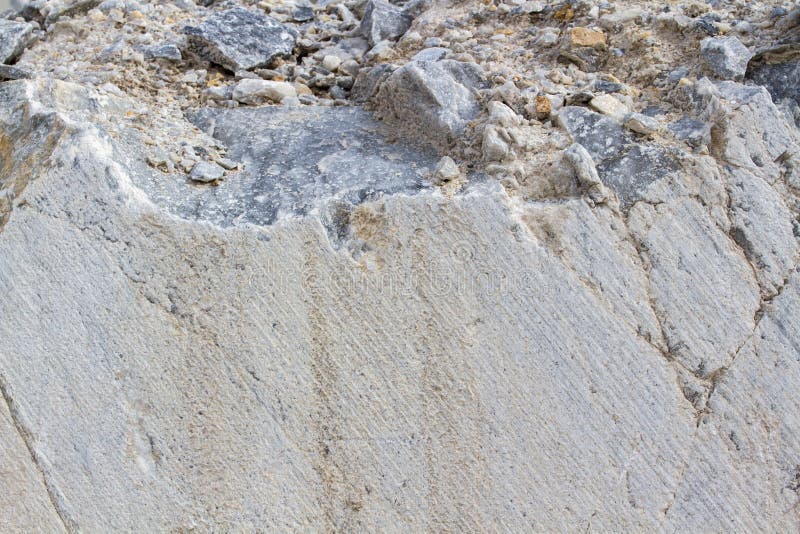 Marble Quarry, White Marble Stock Image - Image of industry, background ...