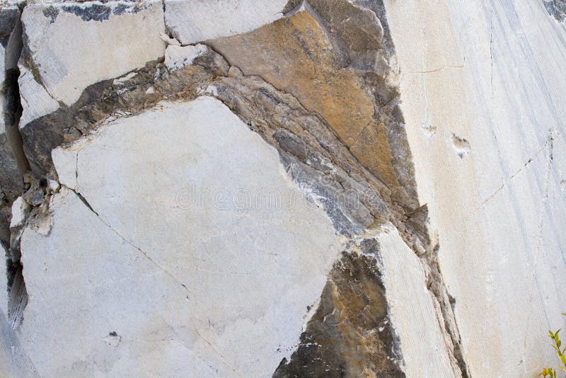 Marble Quarry, White Marble Stock Image - Image of mountain, scenic ...