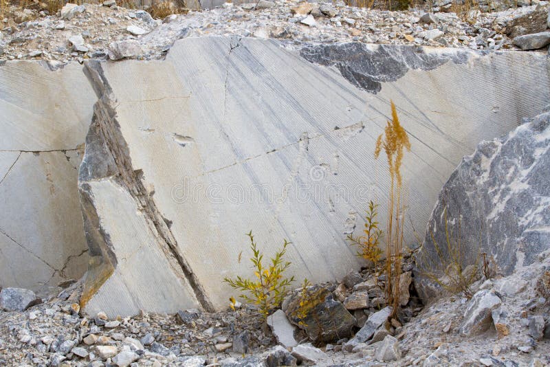 Marble Quarry, White Marble Stock Image - Image of grey, natural: 53530979