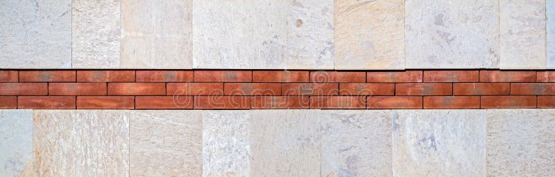 Marble and red bricks wall stock photo. Image of guard - 92123528