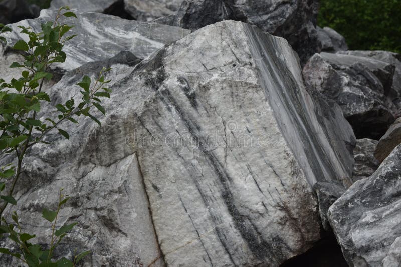 A Marble Rocks in the Forest Stock Image - Image of natural, outdoor ...