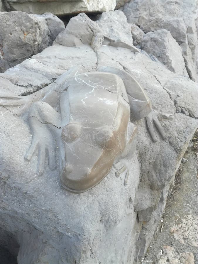 Marble Sculpture on the Beach of Caorle Venice Editorial Stock Image ...