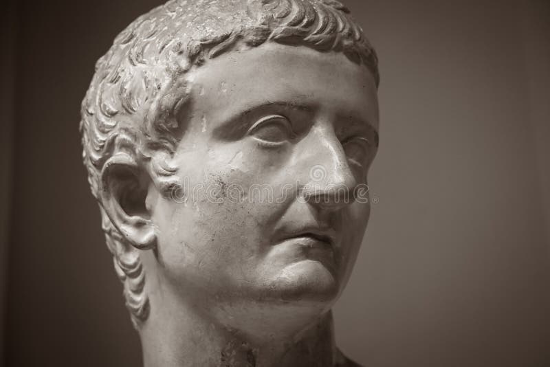Marble Sculpture of the Emperor Tiberius Editorial Photo - Image of ...