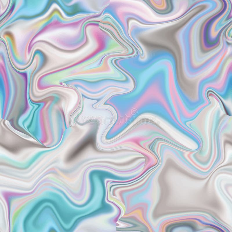 Marble Seamless Pattern in Neon Brightful Colors Stock Illustration ...