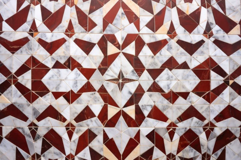 Marble Slab with an Intricate Diamond-tiled Pattern Stock Image - Image ...