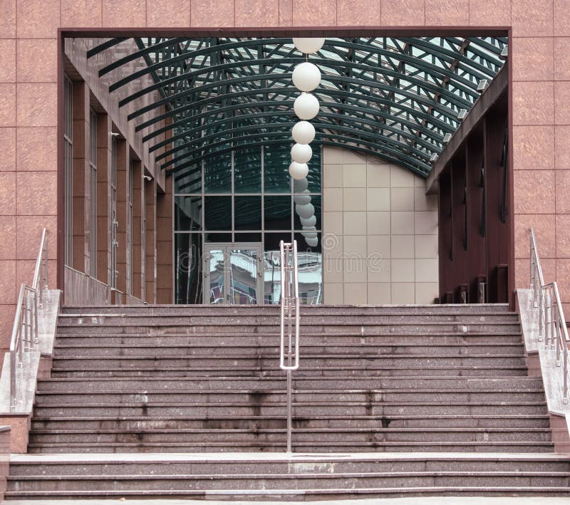 Marble Staircase in the Building Stock Image - Image of landmark ...