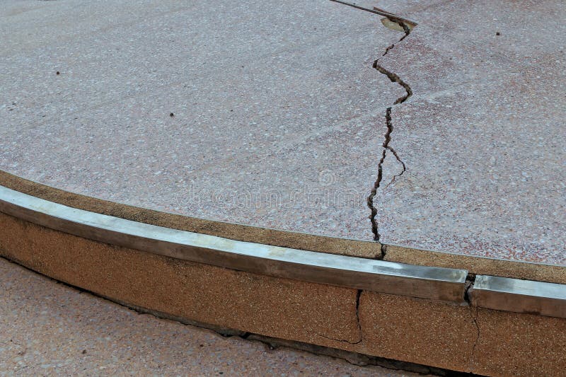 Marble Stairs, Broken Steps, Indicating that the Ground Has Collapsed ...