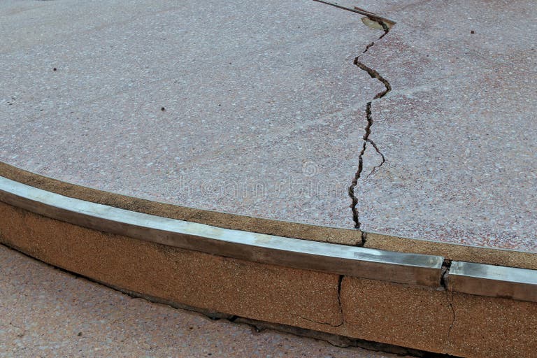 Marble Stairs, Broken Steps, Indicating that the Ground Has Collapsed ...