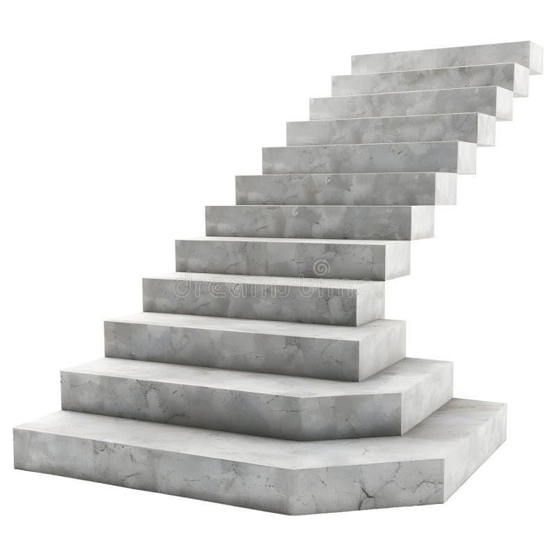 Marble Stairs on Transparent Background - Ai Generated Stock ...