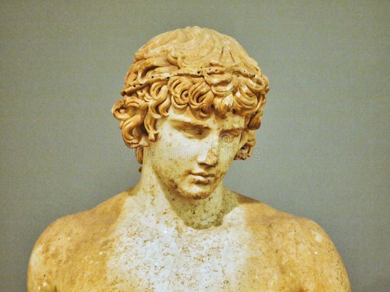 Marble Statue of Antinous, Delphi Archaeological Museum, Greece ... Marble Statue of Antinous, Delphi Archaeological Museum, Greece ...