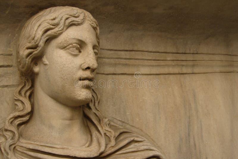 Marble statue face stock image. Image of rome, europe - 13927663