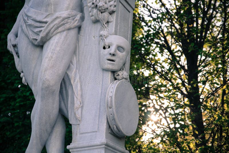 Marble Statue mask stock image. Image of ancient, aphrodite - 116036223