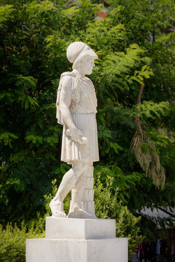 Marble Statue of Pericles in Athens, Greece Stock Image - Image of ...